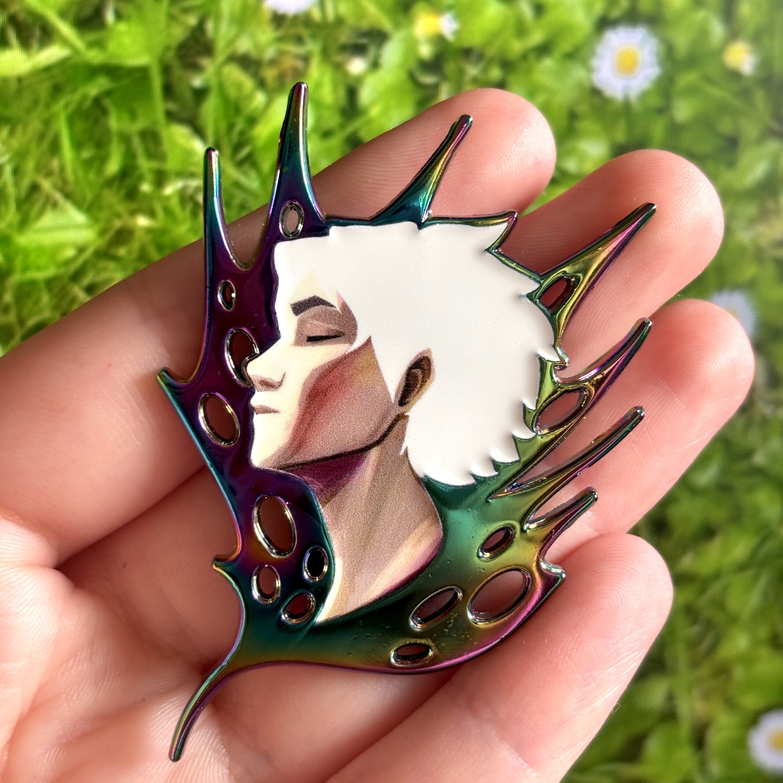 Arcane-Inspired Premium Victor Enamel Pin (Rainbow Metal) - Pinzilla.Studio